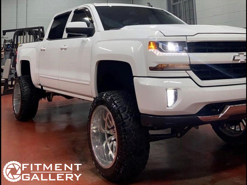 2018 Chevrolet Silverado 1500 - 22x12 Cali Offroad Wheels 35x12.50R22 ...