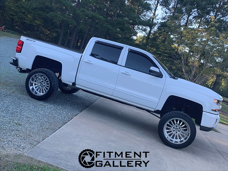 2018 Chevrolet Silverado 1500 - 22x12 Cali Offroad Wheels 35x12.50R22 ...