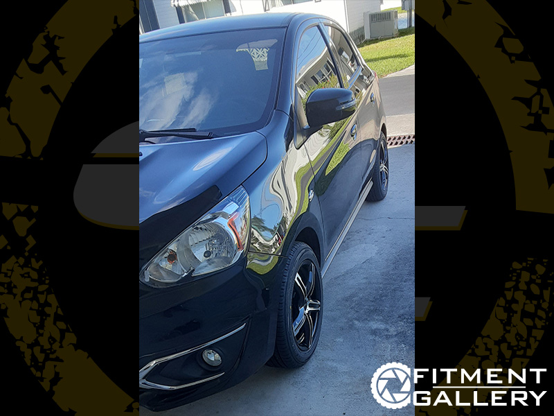 2019 Mitsubishi Mirage - 15x6.5 Vision Wheels