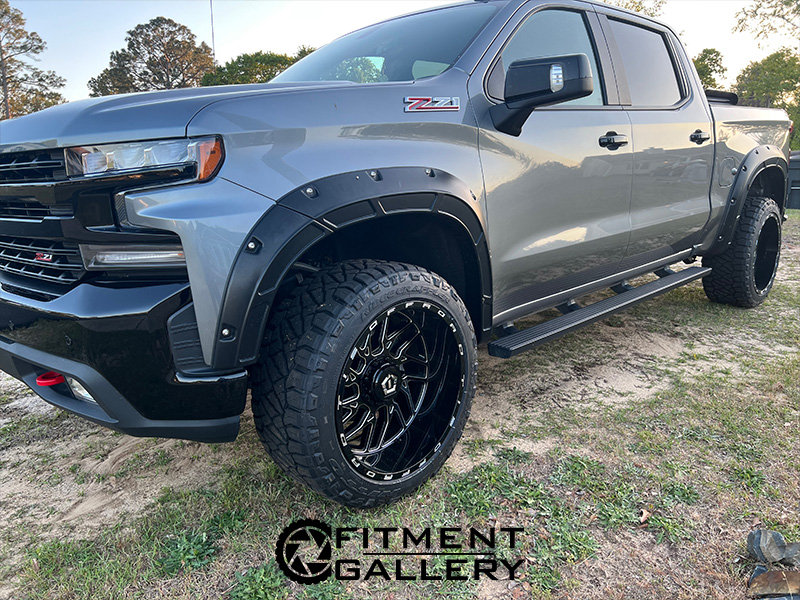 2020 Chevrolet Silverado 1500 - 22x12 TIS Offroad Wheels 33x12.50R22 ...