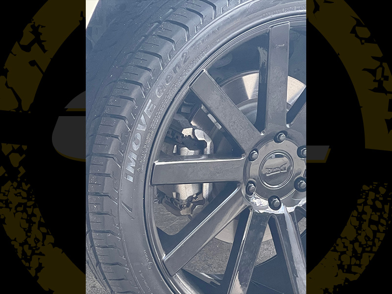 2020 Ram 1500 - 24x10 Dub Wheels 305/35R24 Ironman Tires