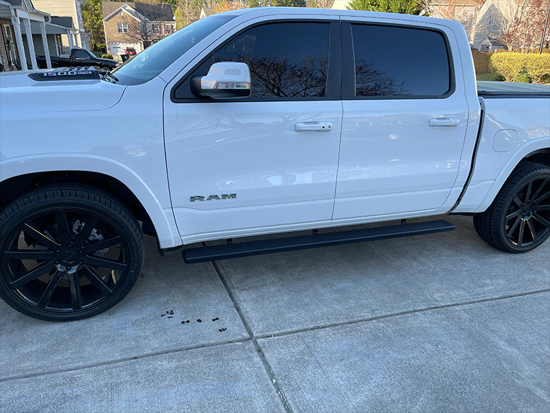 2020 Ram 1500 - 24x10 Dub Wheels 305/35R24 Ironman Tires