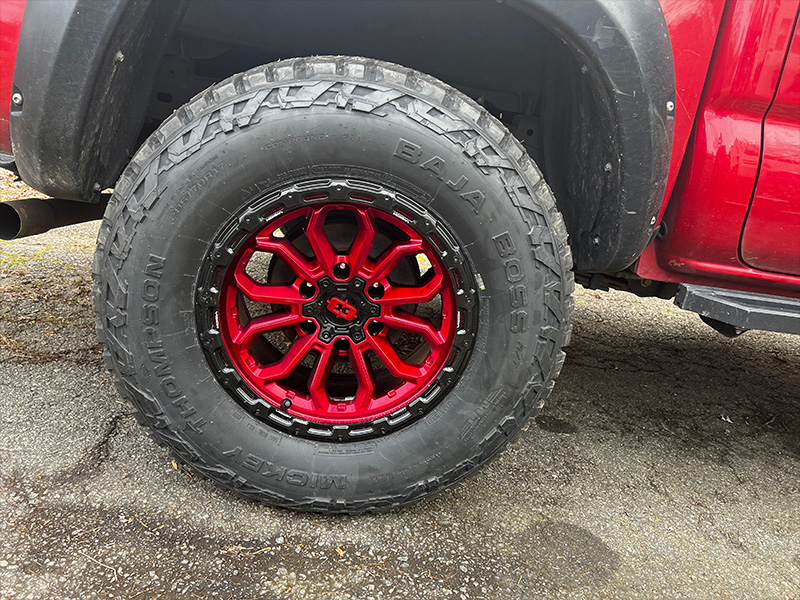 2020 Toyota Tacoma - 17x9 Vision Offroad Wheels 285/70R17 Mickey ...