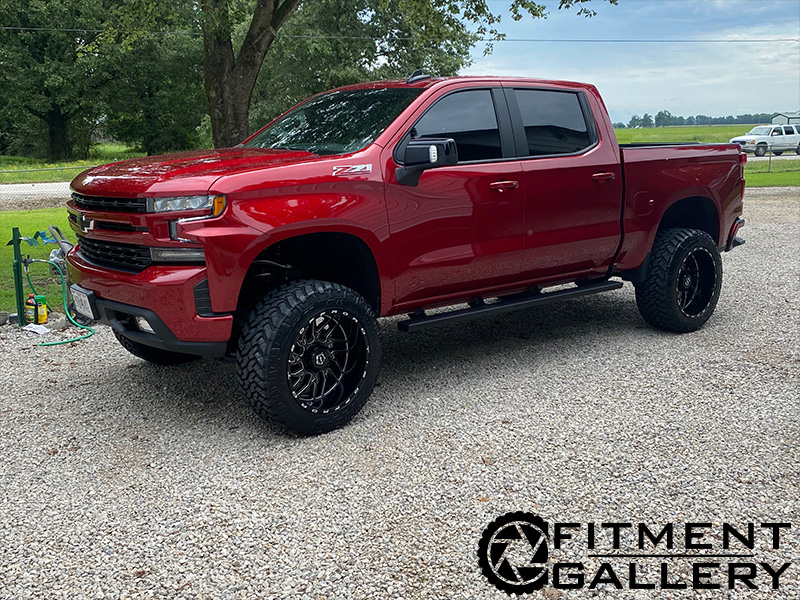 2021 Chevrolet Silverado 1500 - 22x12 TIS Offroad Wheels 35x12.50R22 ...