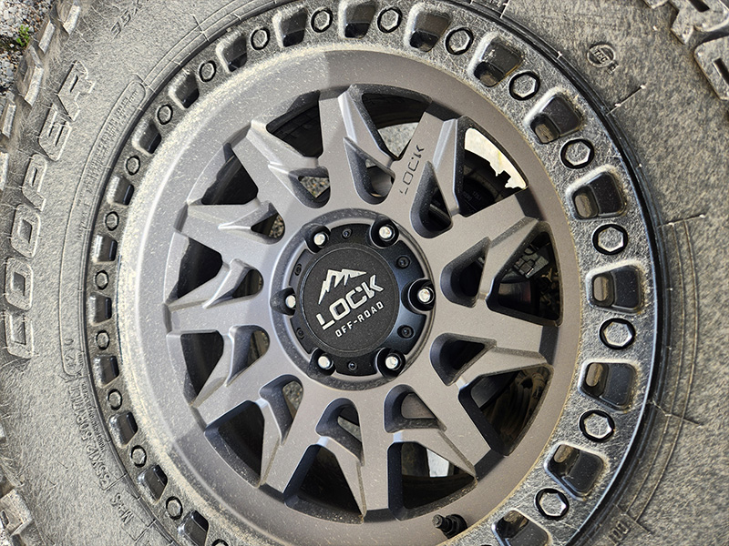 2021 Ford Bronco - 17x9 Lock Offroad Wheels 35x12.50R17 Cooper Tires