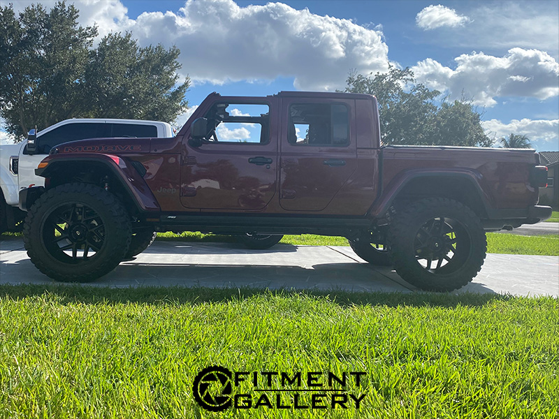2021 Jeep Gladiator - 22x12 Vision Wheels 37x13.50R22 Toyo Tires