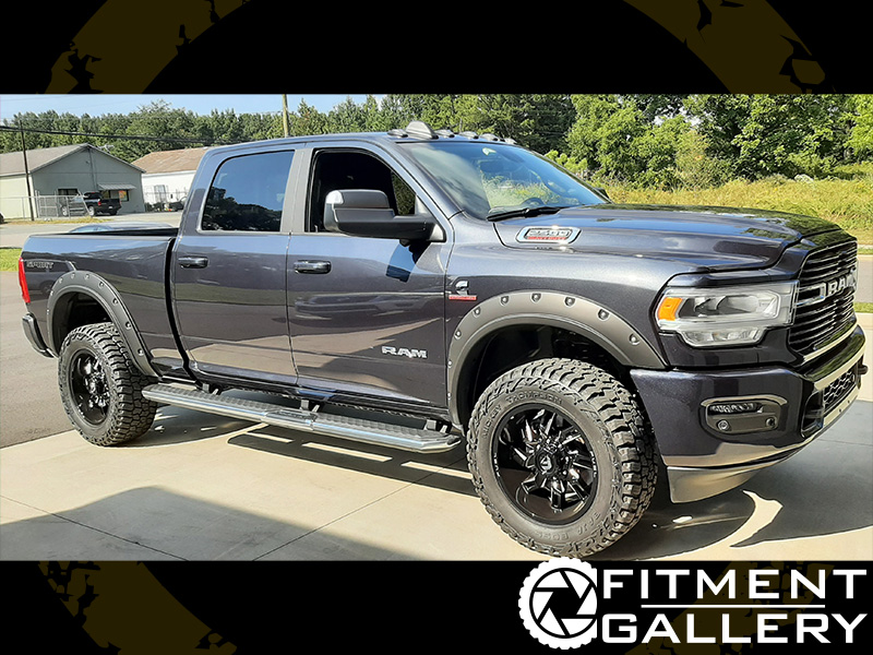 2021 Ram 2500 - 20x9 Fuel Offroad Wheels LT35x12.50R20 Mickey Thompson ...