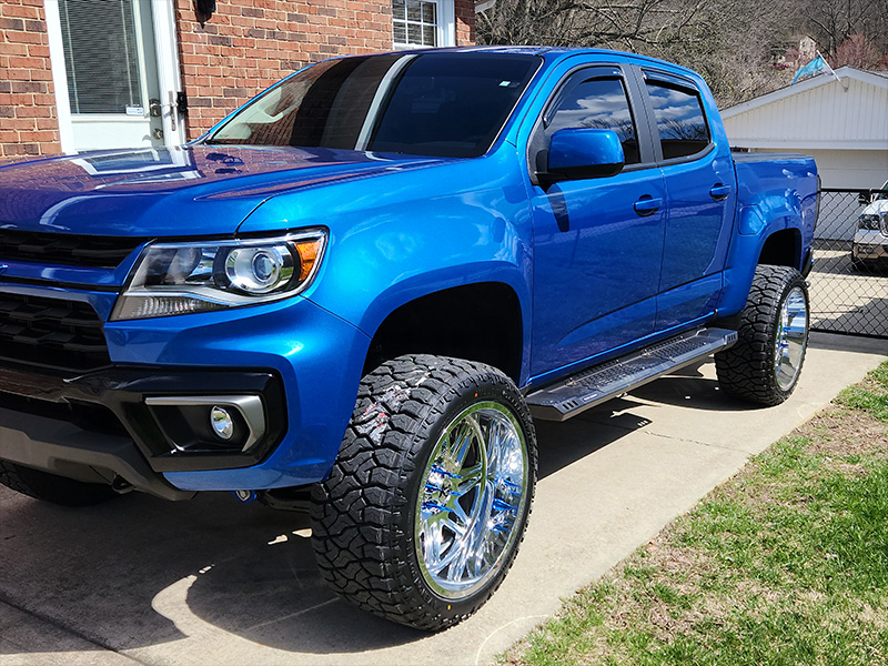 2022 Chevrolet Colorado - 22x12 RBP Wheels LT33x12.50R22 Venom Power Tires