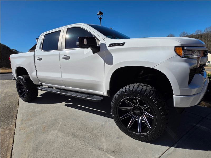 2022 Chevrolet Silverado 1500 - 22x12 Off-Road Monster Wheels 35x12 ...