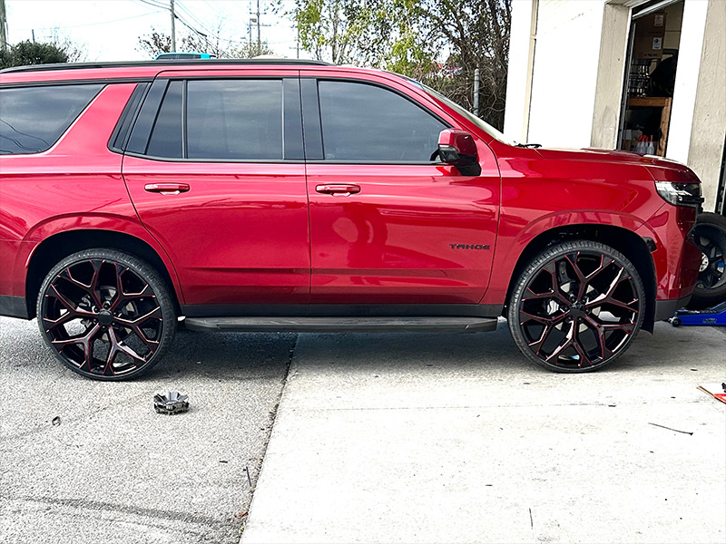2022 Chevrolet Tahoe - 28x10 Strada OE Replica Wheels 295/25ZR28 Lexani ...