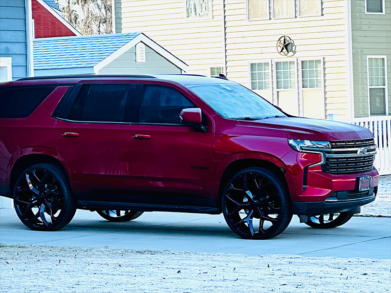 2022 Chevrolet Tahoe - 28x10 Strada OE Replica Wheels 295/25ZR28 Lexani ...