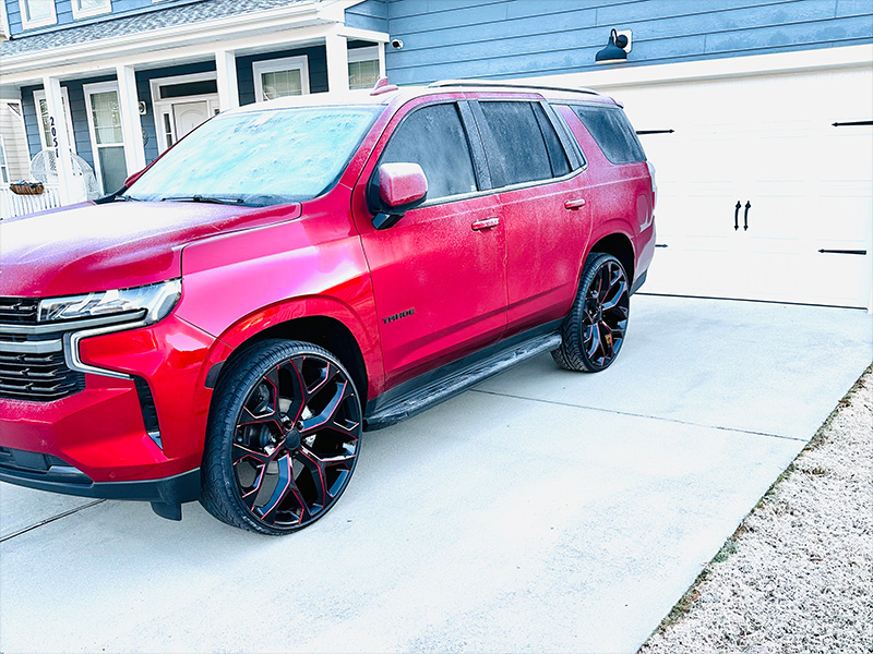 2022 Chevrolet Tahoe - 28x10 Strada OE Replica Wheels 295/25ZR28 Lexani ...