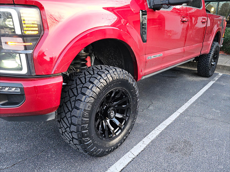 2022 Ford F-250 Super Duty - 20x10 Fuel Offroad Wheels 37x12.50R20 ...