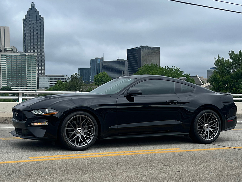 2022 Ford Mustang - 20x10 Rotiform Wheels 285/35R20 Bridgestone Tires