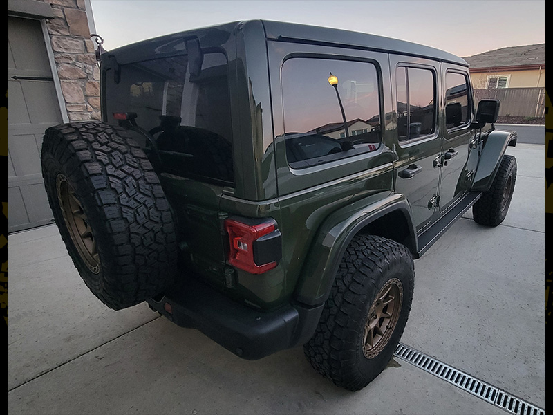 2022 Jeep Wrangler - 17x9 TIS Offroad Wheels LT36x13.00R22 Rolling Big ...