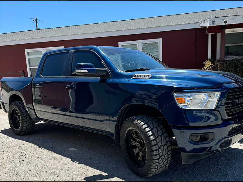 2022 Ram 1500 - 20x10 TIS Offroad Wheels LT33x12.50R20 Rolling Big ...