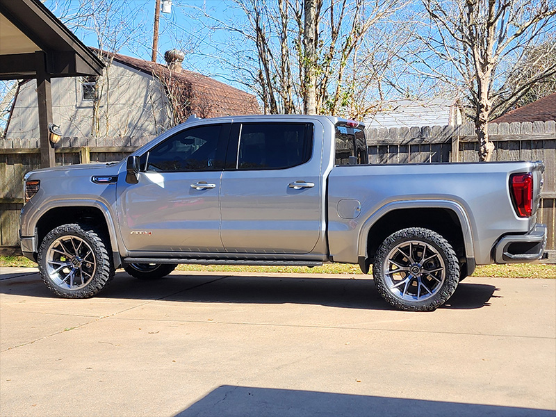 2023 GMC Sierra 1500 - 22x10 Fuel Fusion Forged Wheels 275/50R22 Nitto ...