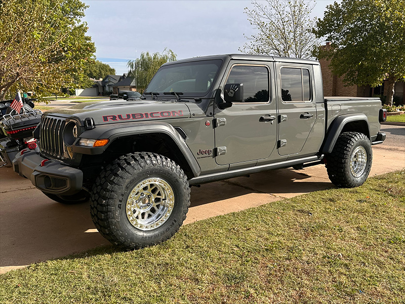 2023 Jeep Gladiator - 17x9 KMC Wheels LT35x12.50R17 Ironman Tires