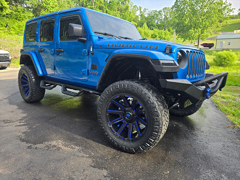 2023 Jeep Wrangler - 20x10 Fuel Offroad Wheels LT35x12.50R20 Nitto Tires