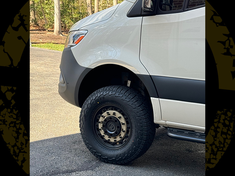 2023 Mercedes-Benz Sprinter 2500 - 17x8 Black Rhino Wheels 265/70R17 ...