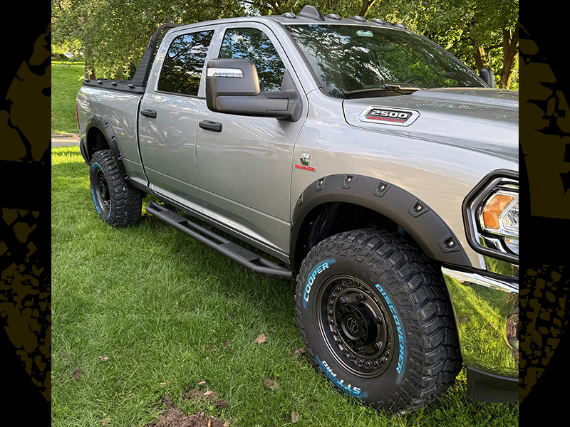 2023 Ram 2500 - 18x9.5 Black Rhino Wheels LT305/70R16 Cooper Tires