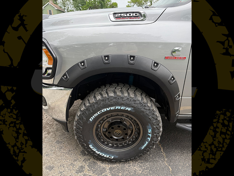 2023 Ram 2500 - 18x9.5 Black Rhino Wheels LT305/70R16 Cooper Tires