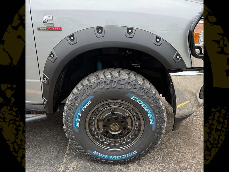 2023 Ram 2500 - 18x9.5 Black Rhino Wheels LT305/70R16 Cooper Tires