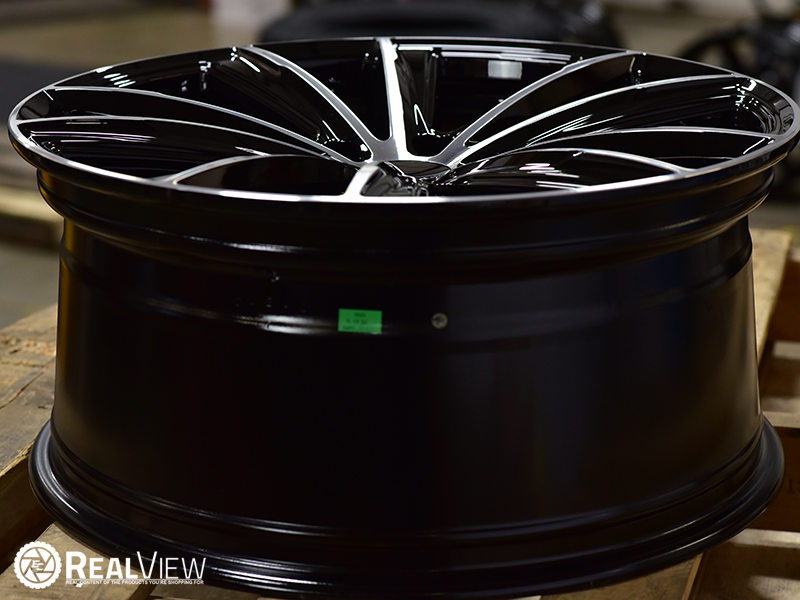 RealView of Milanni Splinter 471 Black Machined - 20x9 +20 - 471-2965GBMF20