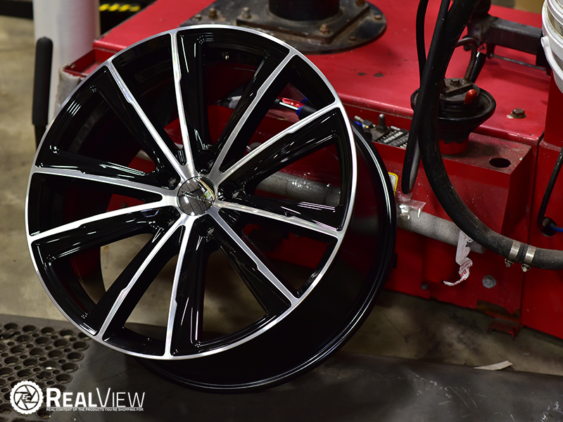 RealView of Milanni Splinter 471 Black Machined - 20x9 +20 - 471-2965GBMF20