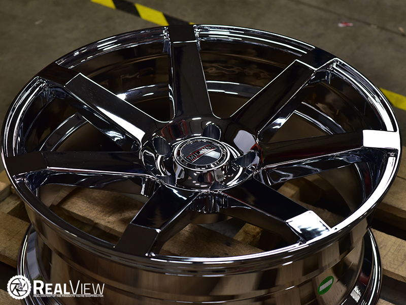 RealView of Milanni Sultan 9042 Chrome - 22x9.5 +15 - 9042-22965C15