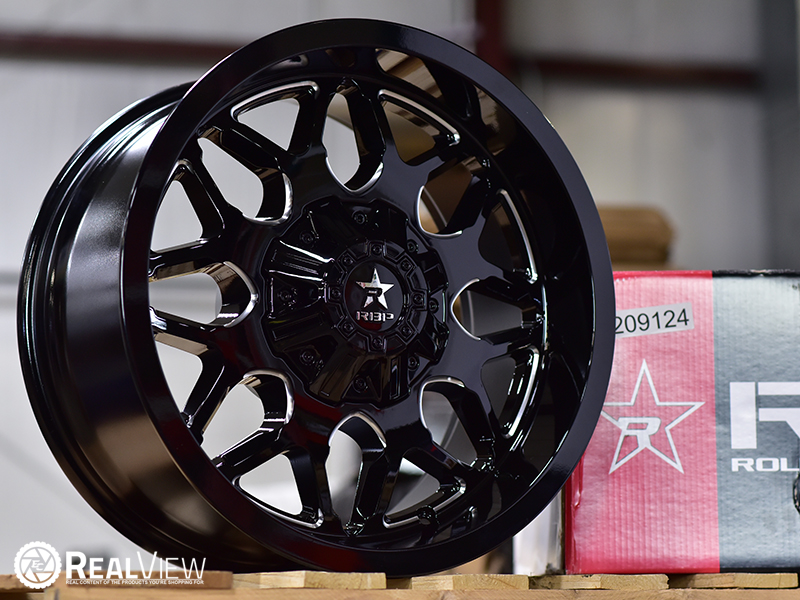 RealView of RBP 73R Atomic Gloss Black - 20x10 -25 - 73R-2010-58-25FB