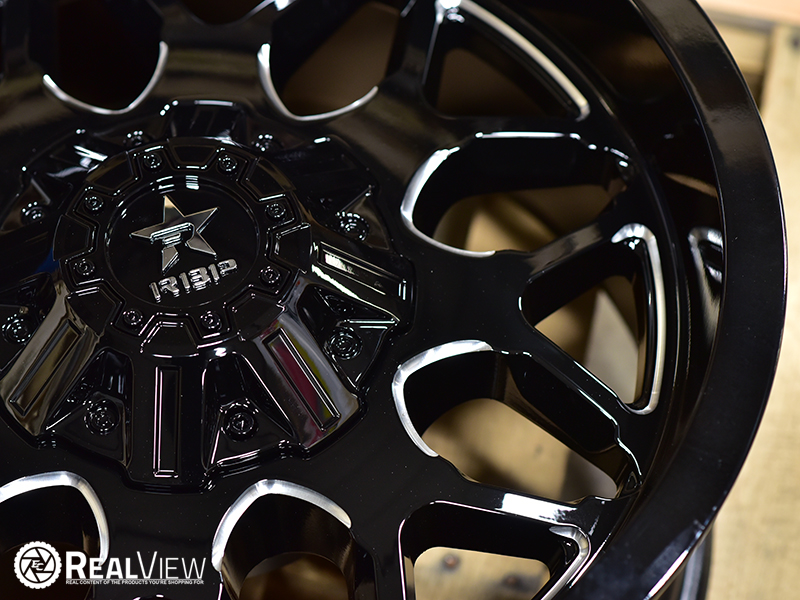 RealView of RBP 73R Atomic Gloss Black - 20x10 -25 - 73R-2010-58-25FB