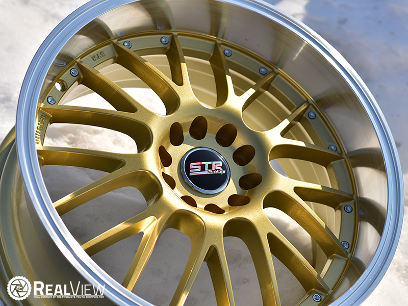 RealView of STR STR514 Gold - 18x8.5 +30 - STR514GOML-8853130
