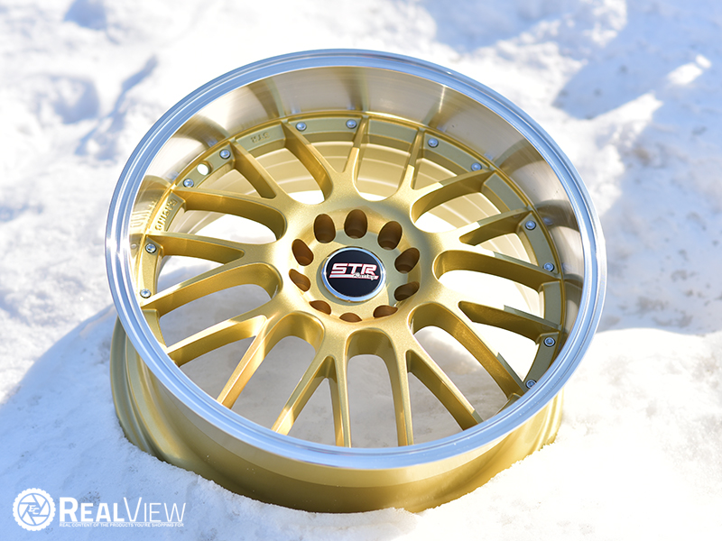 RealView of STR STR514 Gold - 18x8.5 +30 - STR514GOML-8853130