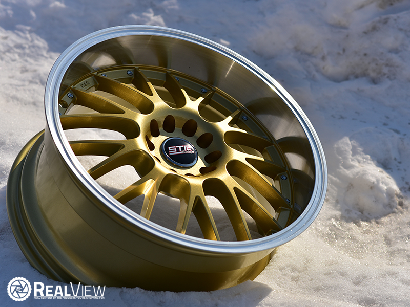 RealView of STR STR514 Gold - 18x8.5 +30 - STR514GOML-8853130