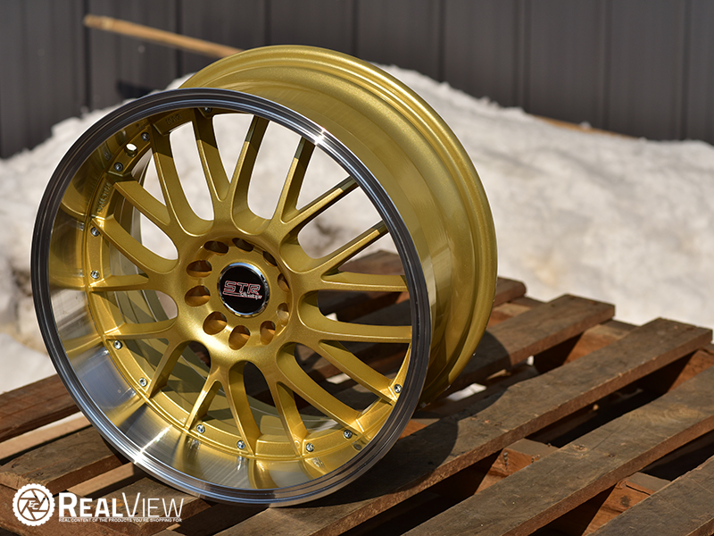 RealView of STR STR514 Gold - 18x8.5 +30 - STR514GOML-8853130