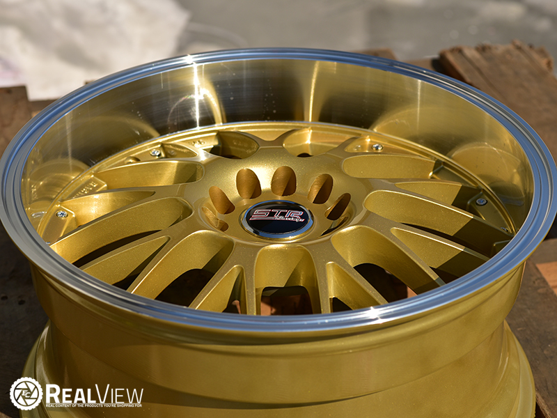 RealView of STR STR514 Gold - 18x8.5 +30 - STR514GOML-8853130
