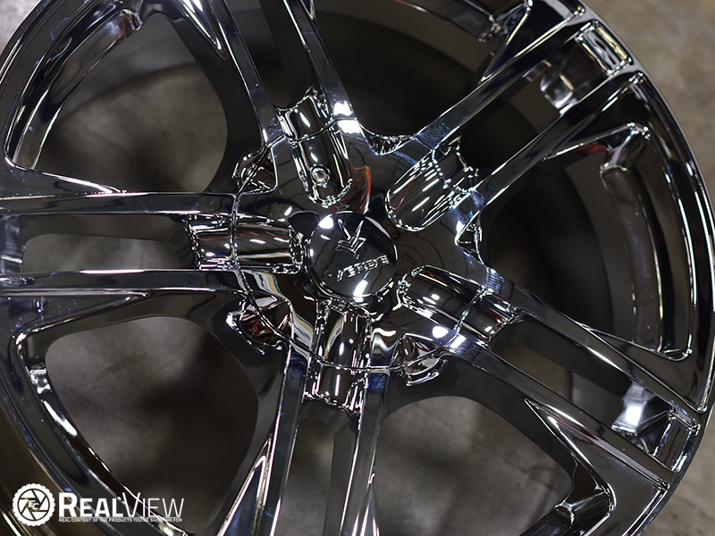 RealView of Verde Protocol V36 Chrome - 17x7 +40 - V36-771340C