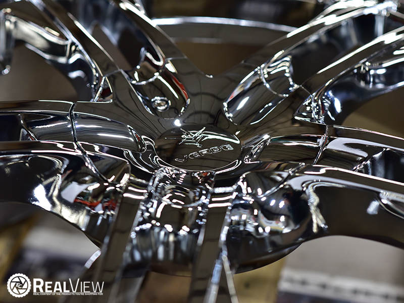 RealView of Verde Protocol V36 Chrome - 17x7 +40 - V36-771340C