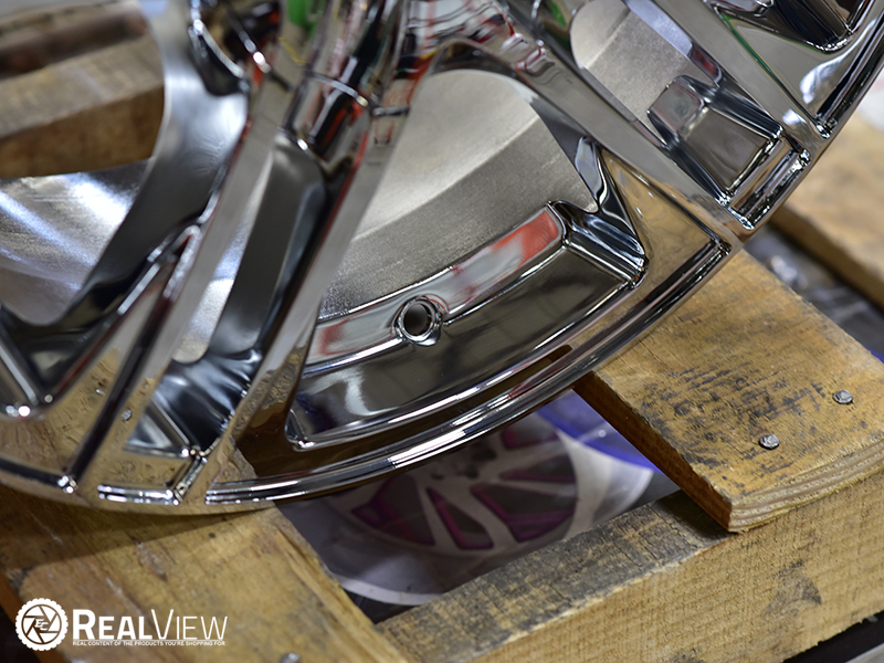 RealView of Verde Protocol V36 Chrome - 17x7 +40 - V36-771340C